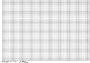 A1 Metric Scale 90gsm Graph Paper. 2, 10 and 20mm Grid. Pack of 5 ...