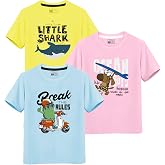 Buy JUGULAR Baby Boys Regular Fit T-Shirt Multicolour (Pack Of 5 ...