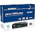 EDISION Picco T265 Plus Récepteur Terrestre TNT DVBT2 et par Câble DVBC, H.265 HEVC FTA Haute ...