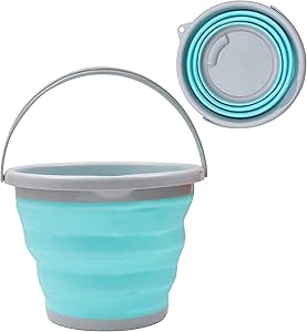 10 Liter Zusammenklappbarer Faltbarer Wassereimer Mehrzweckeimer aus ...