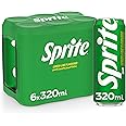 Sprite Regular, Lemon Lime Flavored, Carbonated Soft Drink, Can 320ml, pack of 6 : Buy Online at ...