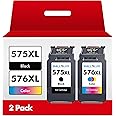 HALLOLUX PG-575XL CL-576XL Multipack Cartouche Remplacement Compatible pour Canon 575 XL 576 XL ...