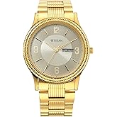 Titan Karishma Quartz Analog White Dial Stainless Steel Strap Watch for ...