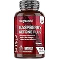 Raspberry Ketone Plus 160mg (3200mg as 20:1) - 3 Months Supply -Apple Cider Vinegar, Caffeine ...