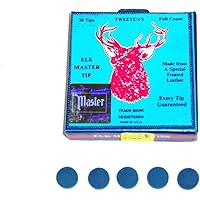 Tweeten NEW! Elk Master PRO Pool Snooker Cue Tips - 10mm MEDIUM ...