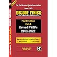 Decode Ethics (4th Edition) | Solved PYQs 2013-2022 (Part B) | Mudit Jain, Amrita Jain | KBC ...
