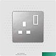 Metallic Vinyl UK Light Switch & Plug Socket Stickers, Childs Bedroom ...