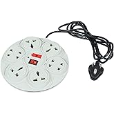 Buy MoreBlue 8+1 Round Strip Extension Cord 6 Amp 8 Universal Multi ...