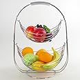 Designer-Obstkorb Früchtekorb Etagere Obstschale Shaky aus Metall ...