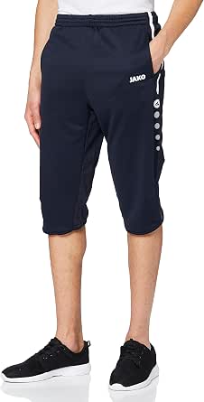 JAKO Herren Hose 3/4 Trainingsshorts Active, Marine/Weiß, XXL, 8395 ...