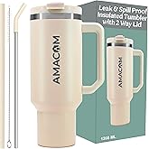 DOCAT 1200ML Stainless Steel Tumbler with Lid and Straw, Hot and Cold ...