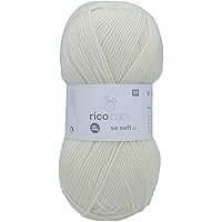Rico Baby So Soft DK 100g (025 Powder) : Amazon.co.uk: Home & Kitchen
