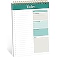 GOLDPEI To Do List Notepad - Daily Planner Notepad Undated 52 Sheets Tear Off, 6.5" x 9.8 ...