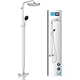 GROHE Vitalio Start 250 – Exposed Thermostatic Bath Shower with Aquadimmer Function (Round 25cm ...