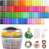 Artecho Polymer Clay Set, 50 Colors Modeling Clay Kit with 5pcs Clay ...
