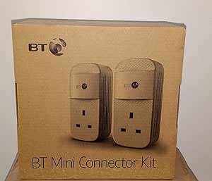 BT Mini Connector Kit - 1GB Twin Powerline Plugs 3859 (Renewed) - BT
