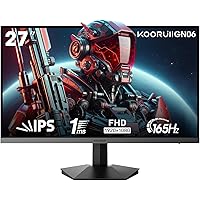 KOORUI 24 Inch Gaming Monitor, 165Hz 1080p 1ms IPS, Adaptive Sync, PC ...