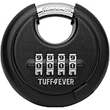 DAYGOS Heavy Duty Combination Padlock - Outdoor Stainless Steel Disc ...