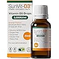 SunVit-D3 Vitamin D3 2000iu Drops - Cholecalciferol Baby Vitamin D ...