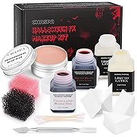SFX Wound Makeup Kits, Halloween Special Effects Fake Blood Scar Wound ...