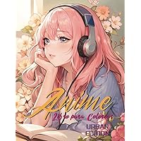 Manga Colorear: 50 ilustraciones de anime femenino para colorear para ...