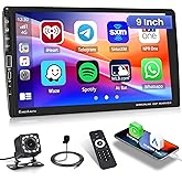 Inefala Autoradio 1 DIN Carplay Wireless avec 9" Ecran Tactile, Poste Radio Voiture Bluetooth ...