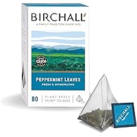 Birchall Tea Bags, Peppermint Tea Gift Set, Caffeine Free Tea Bursting ...