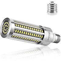 DragonLight 50W Super Bright Corn LED Light Bulb(350 Watt Equivalent) - E27/E40 Large Base LED ...