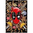 Grupo Erik Marvel Deadpool Bullets And Chimichangas Poster - 36 x 24 ...