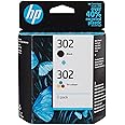 HP X4D37AE 302 Original Ink Cartridges, Black and Tri-colour, Multipack ...