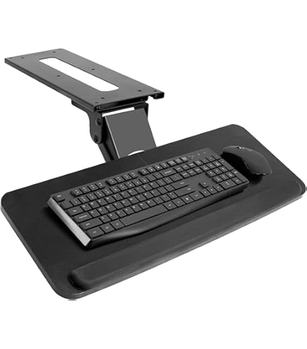 Keyboard Tray Under Desk Keyboard Stand Mount-It! Standing Keyboard ...