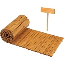 Cedar Pathway For Outside Wooden Garden Pathway 8ft Outdoor Roll Out