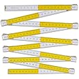 Gunpla Wooden Folding Ruler, 2m Length Double-Sided Carpenter Metric ...