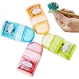 4pcs Macaron Colored Rubber and Sharpener 2 in 1 Set,Manual Pencil ...
