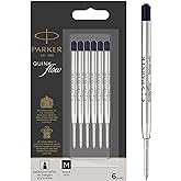Parker Ballpoint Pen Refills | Medium Point | Black QUINKflow Ink | 3 Count : Amazon.co.uk ...