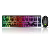 Amazon.in: Buy Ant Esports KM1610 LED Keyboard and Mouse Combo, 104 ...