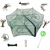 Piège à Crabe à Trois entrées, Grand piège à écrevisses Portable ...