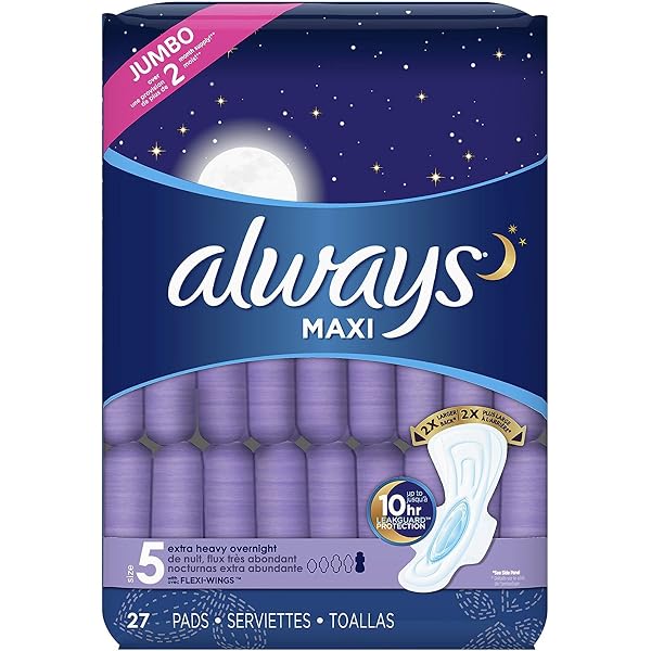 Always Maxi Pads With Wings Always Maxi Pads Regular Daytime