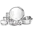 Judge by Prestige Classic Stainless Steel Dinner Set, Set of 24 Pieces ...