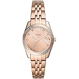 Fossil Fashion Analog Rose Gold Dial Women's Watch-BQ3036 : Amazon.in ...