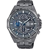 Casio EDifice EFR-556DC-1AVUDF Black Analog Dial Black Stainless Steel ...