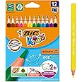 BIC Kids Evolution ECOlutions, Triangular Colouring Pencils, Ideal for School, Assorted Colours ...