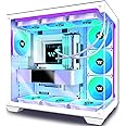 KEDIERS PC Case - 6 ARGB Fans Pre-Installed - ATX Mid Tower Gaming Case ...