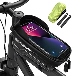 LEMEGO Bike Frame Bag Waterproof Bike Phone Bag Large Capacity Eva ...