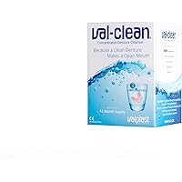 Val-Clean Concentrated Denture Cleaner 12 Sachets - 1 Year Supply for ...