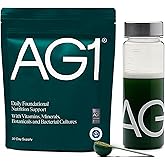 AG1 Greens Powder Supplement | Daily Nutrient Boost: Vitamins, Minerals ...