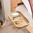 Wooden Bed Shelf Organizer - Clip On Bedside Table, Hanging Nightstand ...