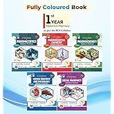 Set of 5 Books for 1st Year D.Pharmacy