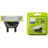 Philips OneBlade 1 Stainless Steel Original 360 Replacement Blade ...