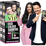 Buy VIP HAIR COLOUR SHAMPOO 180ml Black for Men & Women | Alternate to ...